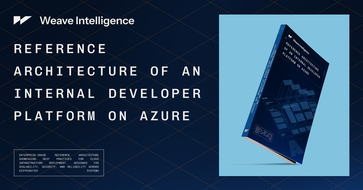 Reference architecture of an Internal Developer Platform on Azure
